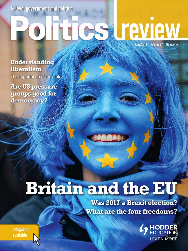 Politics Review 2018-04-01 - Hodder Education Magazines