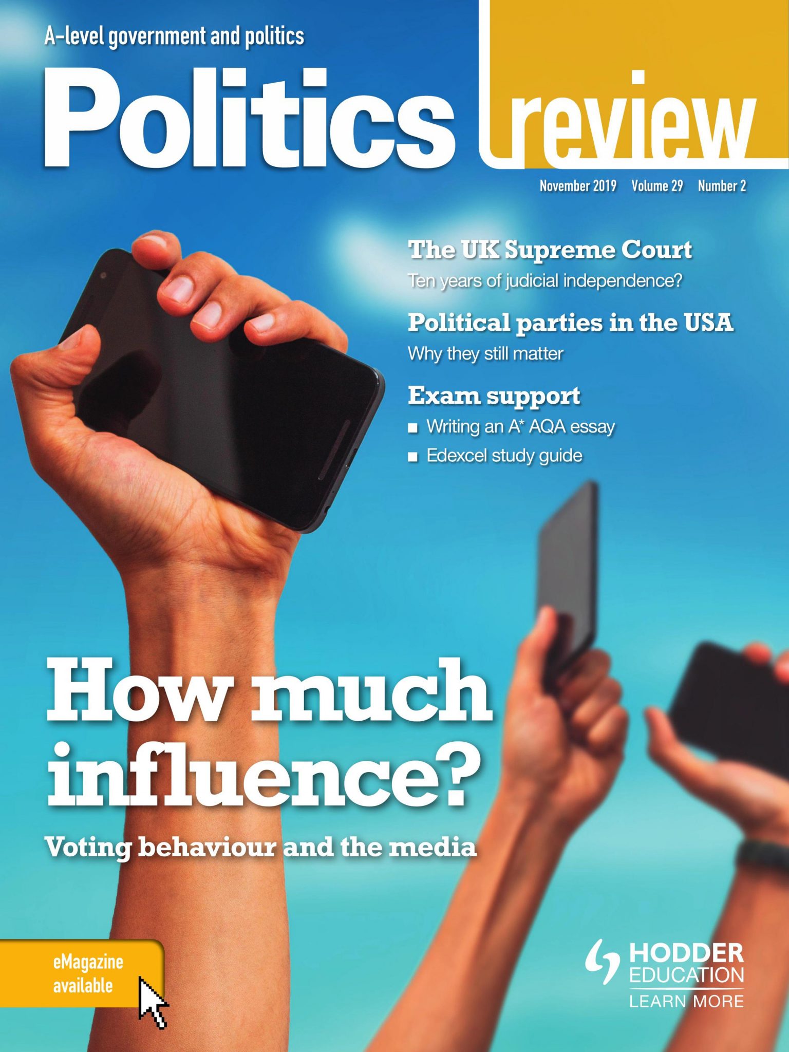 Politics Review 2019-11-01 - Hodder Education Magazines