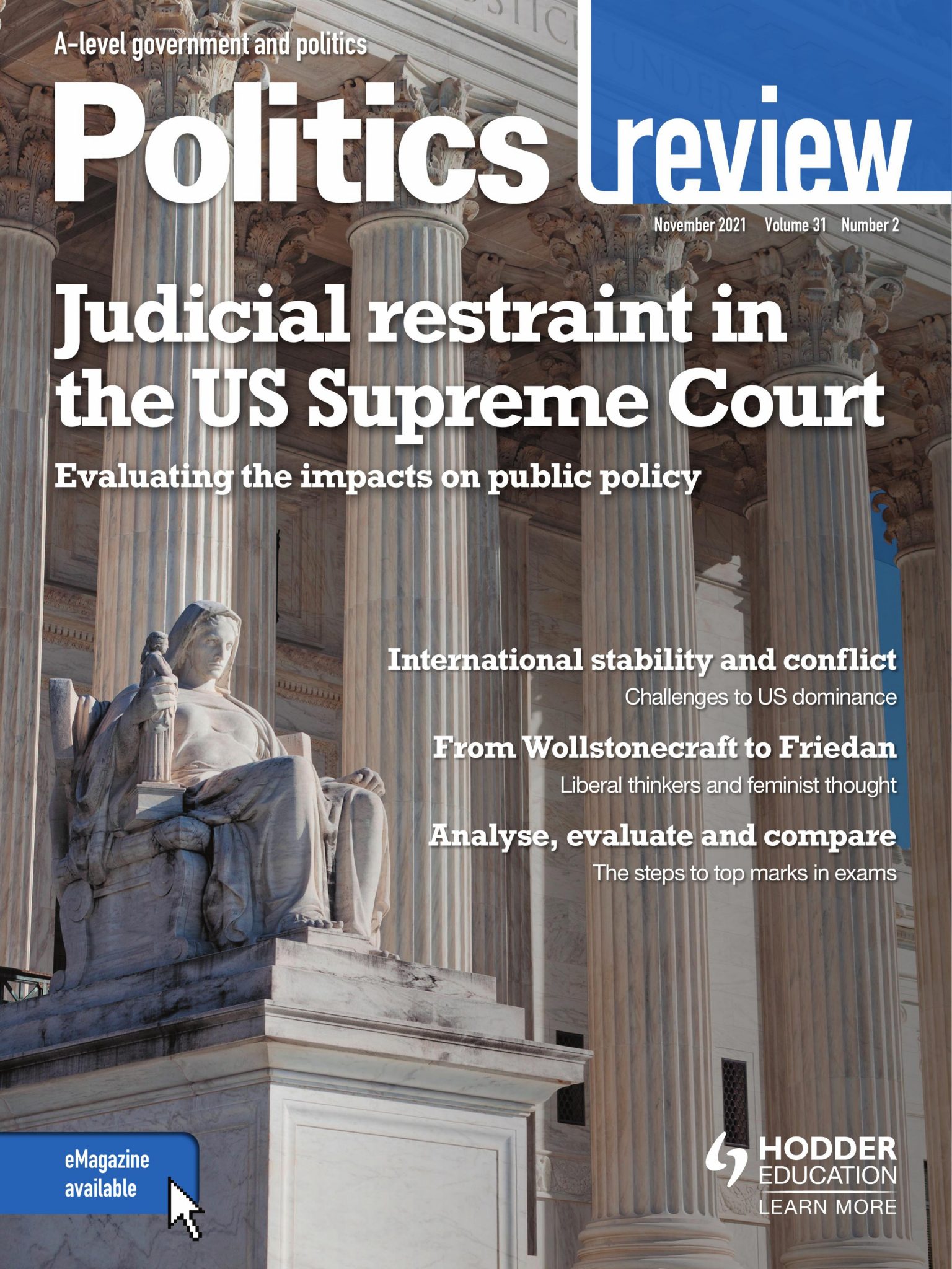 Politics Review 2021-11-01 - Hodder Education Magazines