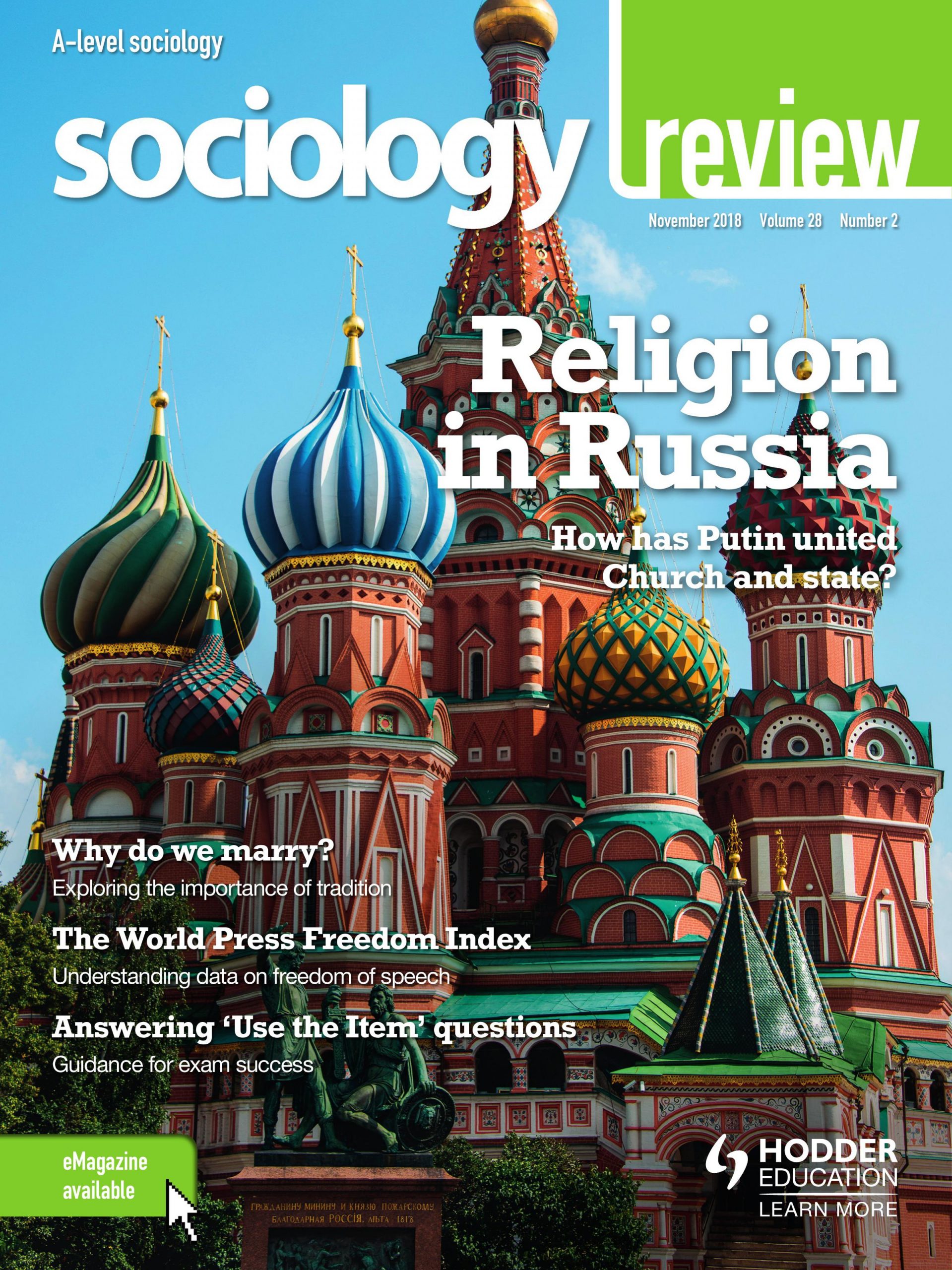 Sociology Review 2018-11-01 - Hodder Education Magazines