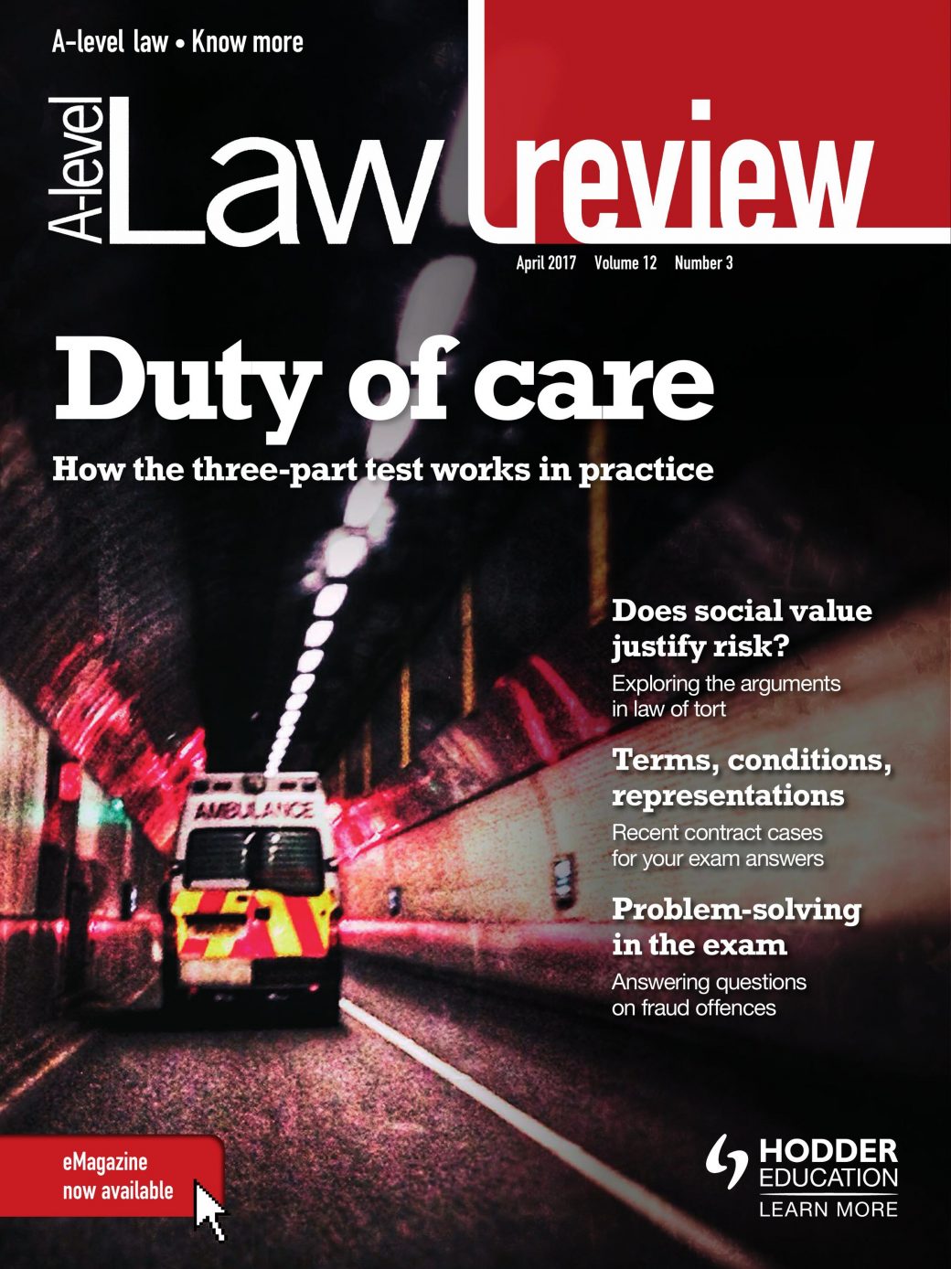 A-Level Law Review 2017-04-01 - Hodder Education Magazines