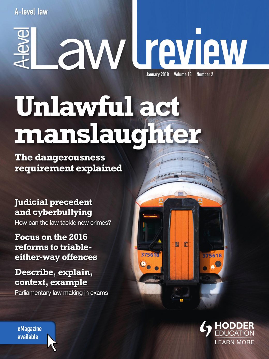 A-Level Law Review 2018-01-01 - Hodder Education Magazines