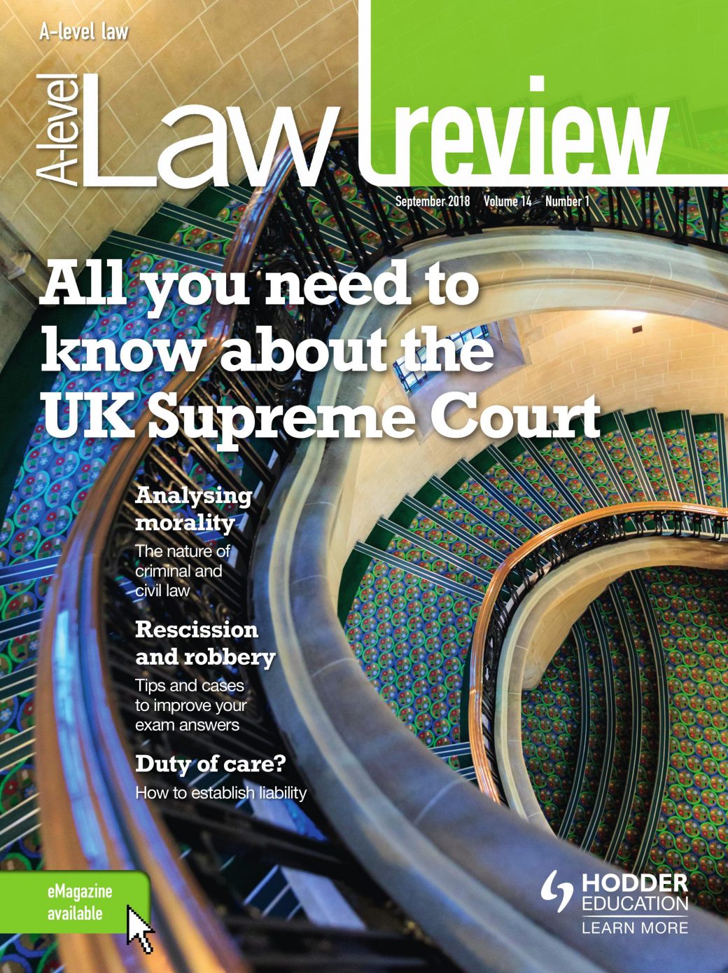 A-Level Law Review 2018-09-01 - Hodder Education Magazines
