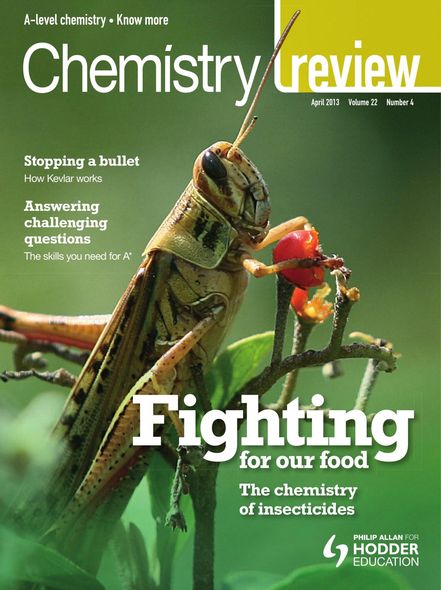 Chemistry Review 2013-04-01 - Hodder Education Magazines