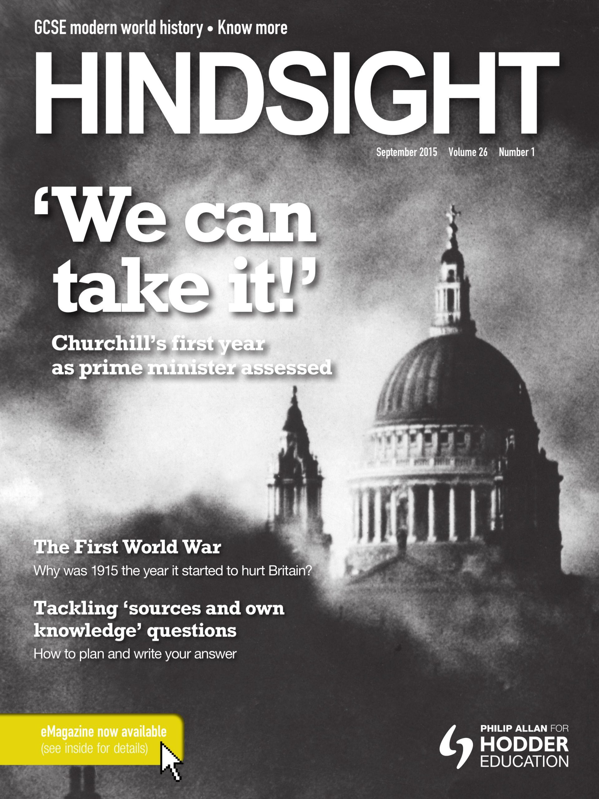 Hindsight 2015-09-01 - Hodder Education Magazines