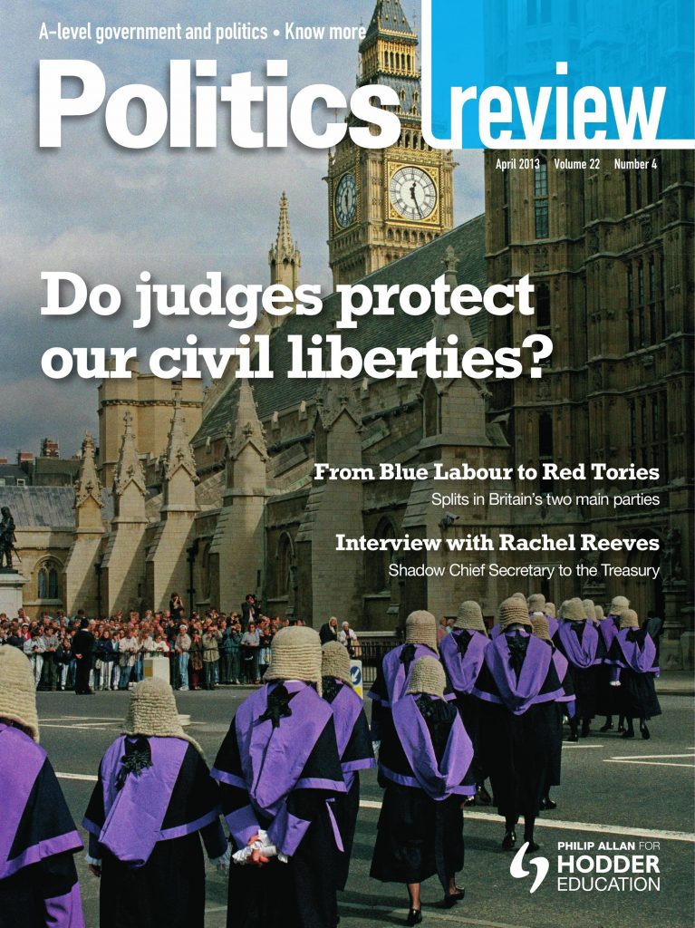 Politics Review 2013-04-01 - Hodder Education Magazines