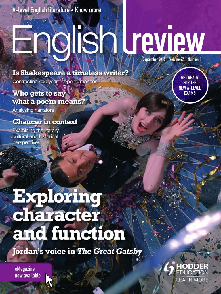 The English Review 2016-09-01 - Hodder Education Magazines