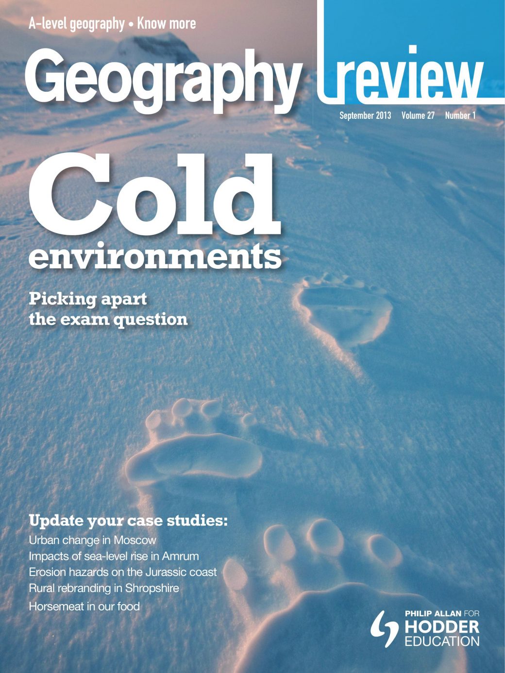 Geography Review 2013-09-01 - Hodder Education Magazines
