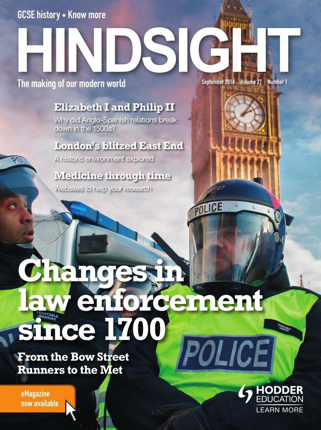 Hindsight 2016-09-01 - Hodder Education Magazines