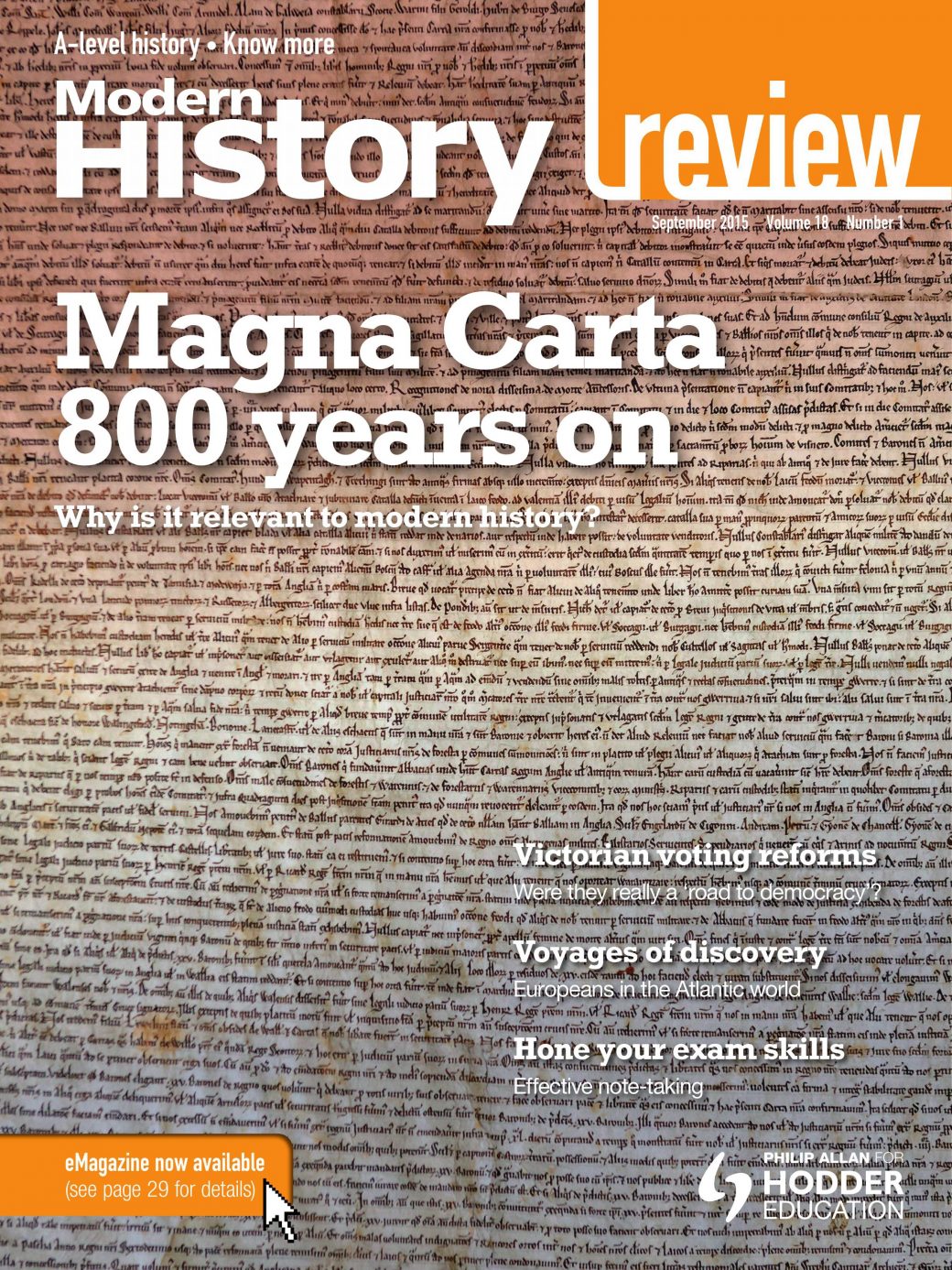 Modern History Review 2015-09-01 - Hodder Education Magazines