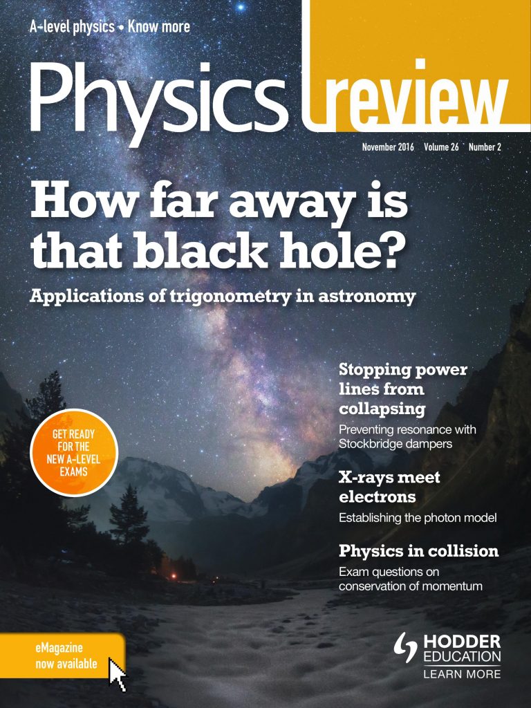 Physics Review 2016-11-01 - Hodder Education Magazines
