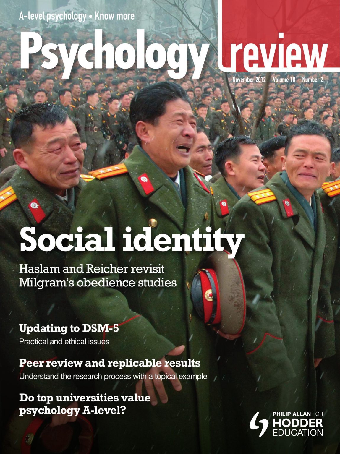 Psychology Review 2012-11-01 - Hodder Education Magazines