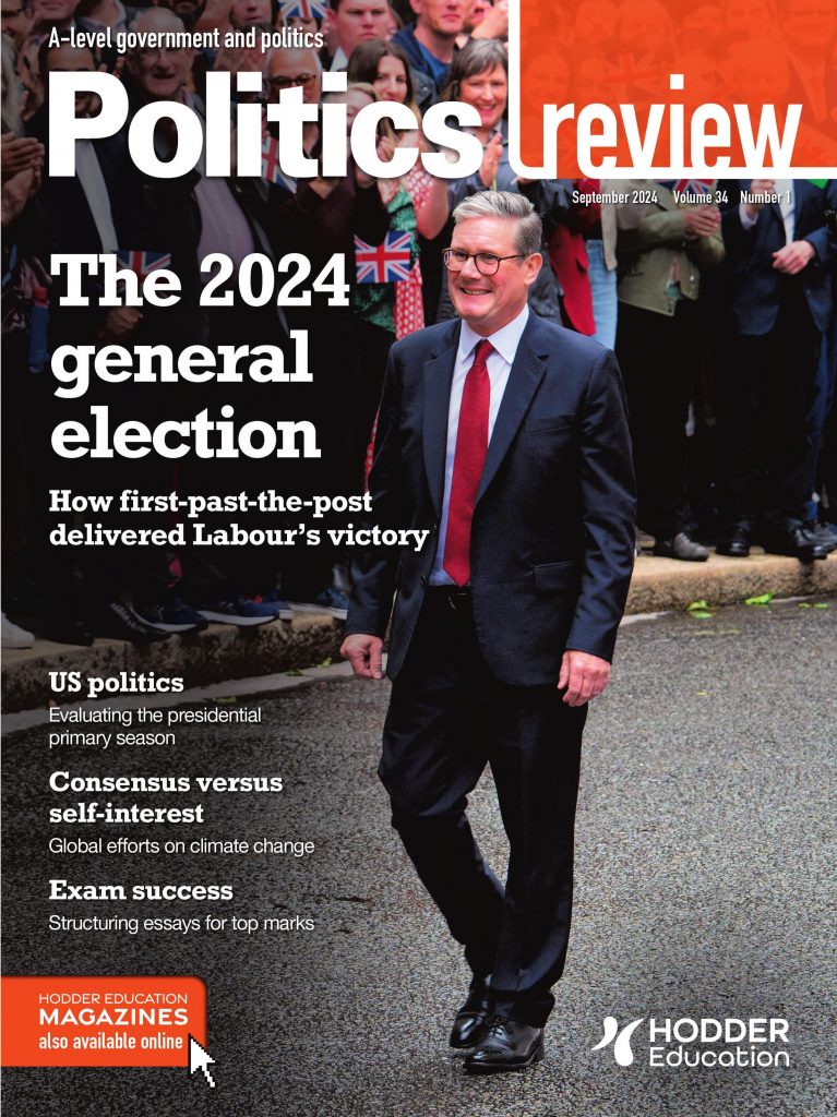 Politics Review 2024-09-01 - Hodder Education Magazines