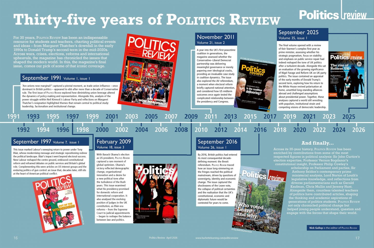About Politics Review magazine - Hodder Education Magazines