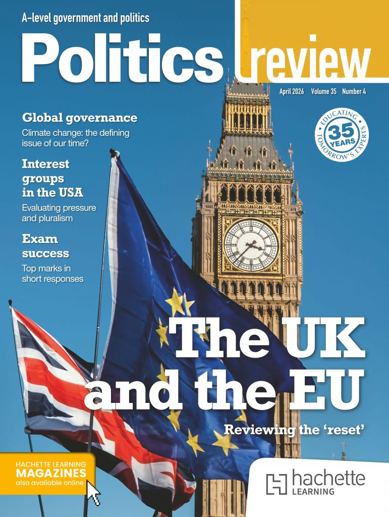 About Politics Review magazine - Hodder Education Magazines